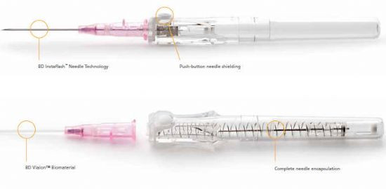 BD Insyte Autoguard BC IV Catheter 20g x 1'' - Dixie EMS