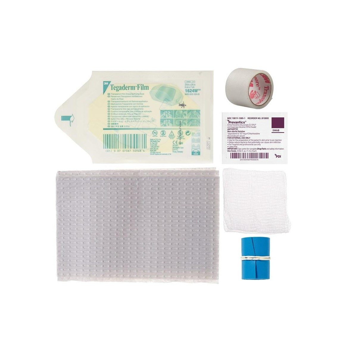 IV Start Kit w/ Tegaderm / Chlorascrub
