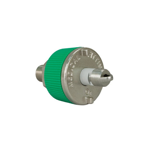 Precision Medical Quick Connect Fitting, Ohmeda, Oxygen