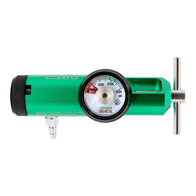 Ever Ready First Aid Oxygen Regulator CGA-870 Gauge Flow Rate 0-25LPM ...