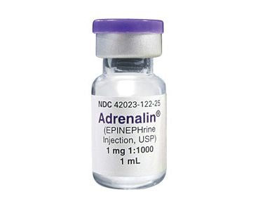 EPINEPHRINE INJECTION (1:1,000), 1mL Vial - Dixie EMS