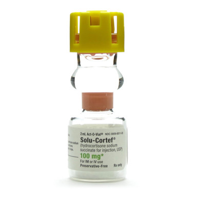 Solu Cortef 100mg/ml - 2mg vial - Dixie EMS