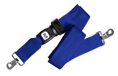 Morrison Nylon Backboard Straps 5' with Metal Push Button Buckle - Blue ...