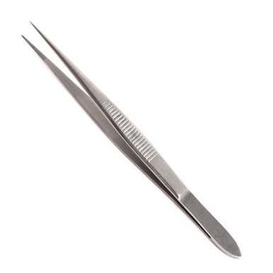 Fine Splinter Forceps - 3 1/2" - Dixie EMS