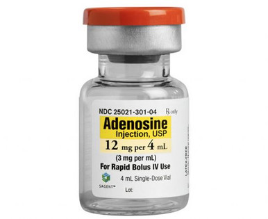 Adenosine Injection, USP, 12mg per 4mL - Dixie EMS