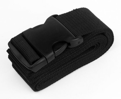 One Piece Backboard Strap Restraint, 9 feet - Black - Dixie EMS