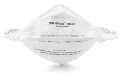 3M™ VFlex™ Healthcare Particulate Respirator and Surgical Mask 1804, N95