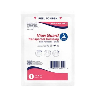 View Guard Transparent Dressings 2 3/8" x 2.75" - Sterile