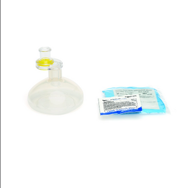 Pediatric Pocket Mask w/ Gloves, Wipe, Re-sealable Poly Bag