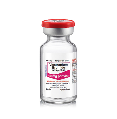 Vecuronium Bromide for Injection, Box of 10