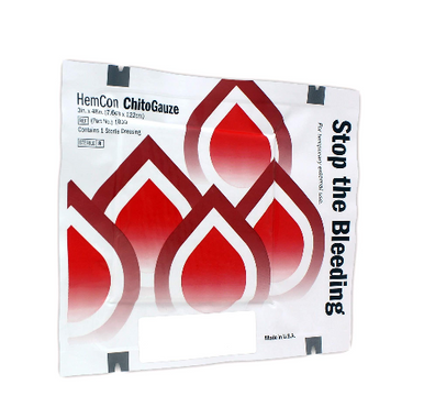 HemCon ChitoGauze Stop The Bleeding Bandage Dressing - 3" x 48"