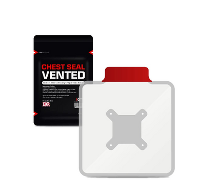 Ever Ready First Aid Vented Chest Seal with Quick Tear - 6.6” Square ...