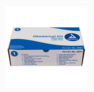 Dynarex Obstetrical Kit Boxed - 1 Case of 10