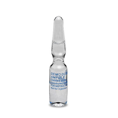 Clear Ampule - 1 ml -For Training Use Only