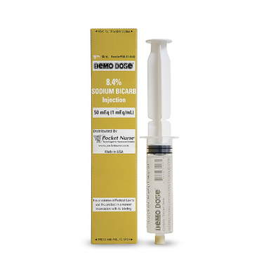 Demo Dose® Prefilled Syringe - Sodium Bicarb 8.4% (50 ml)
