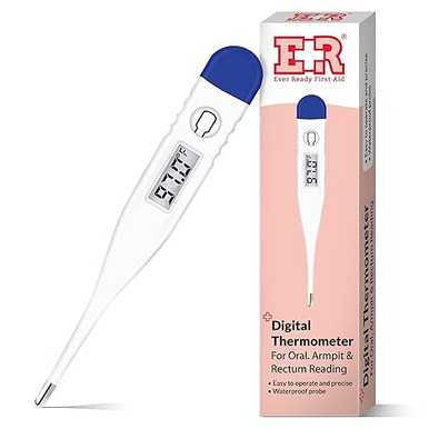 Ever Ready First Aid Digital Thermometer for Oral Armpit and Rectum ...