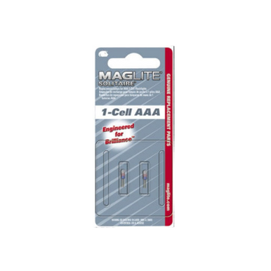 Maglite Solitaire Replacement Lamp 2/Pkg