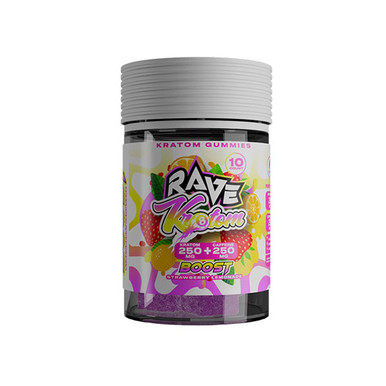 Rave Kratom Gummies 10ct - Pitbull