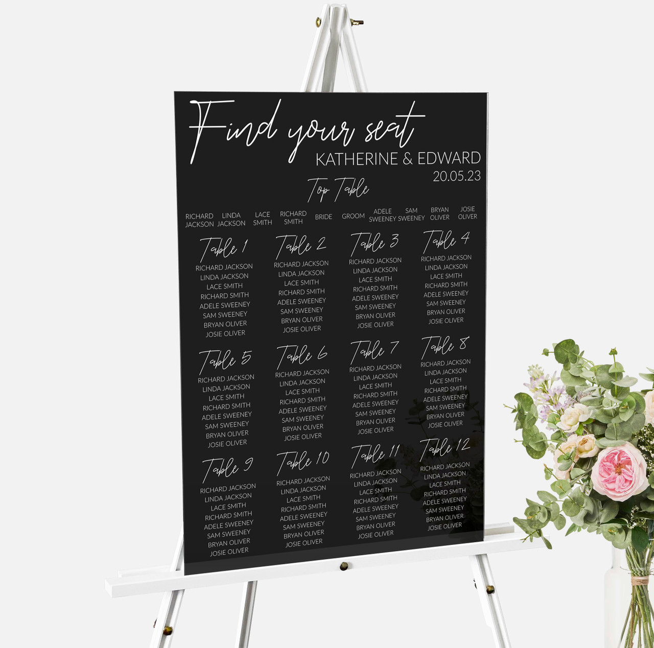 Weddings & Events - Wedding Signs - Table Plans - Laser Made Occasions