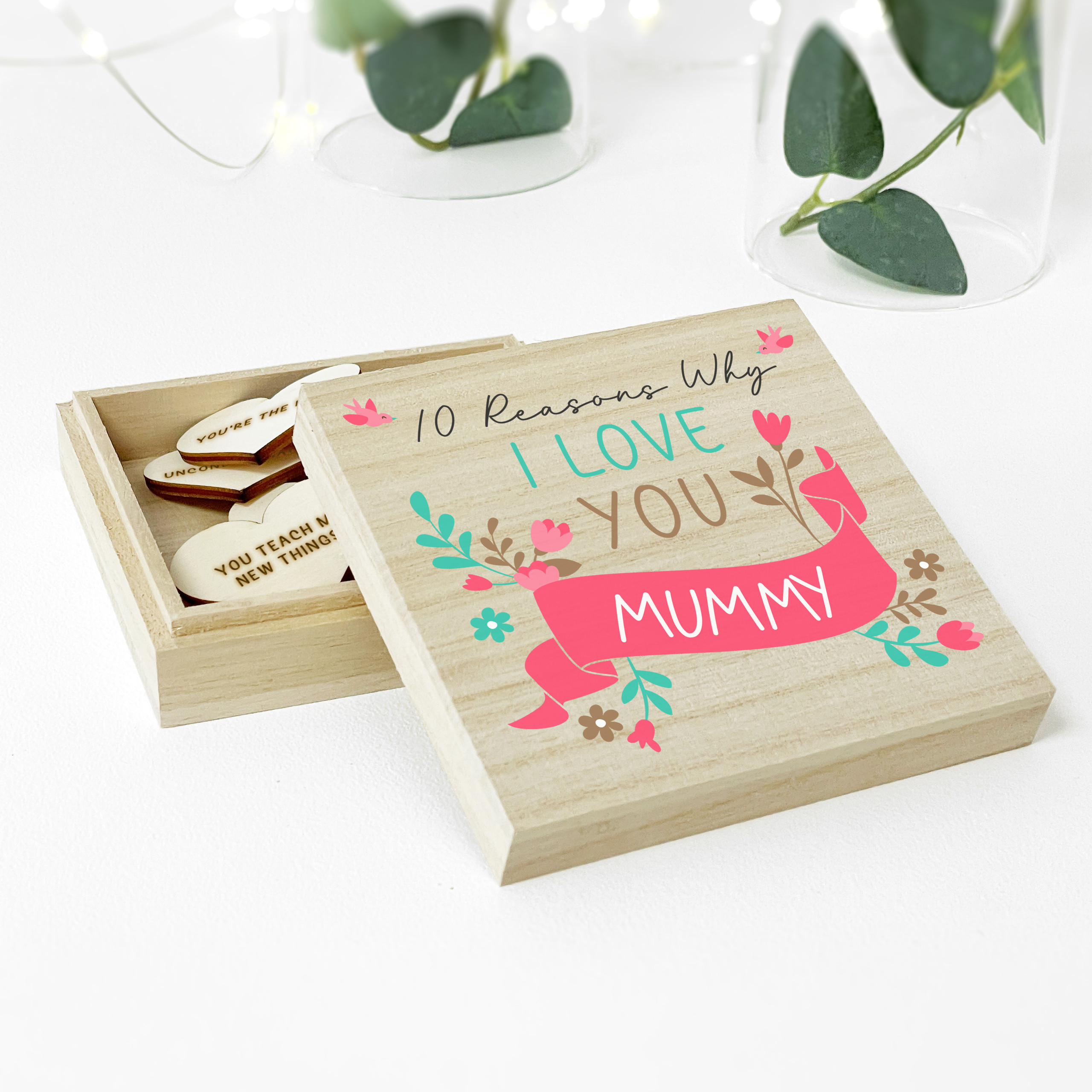 10 Reasons Why I Love You Mum Personalised Box, Mother's Day or ...