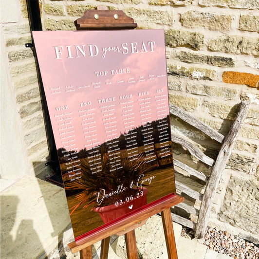 Weddings & Events - Wedding Signs - Table Plans - Laser Made Occasions