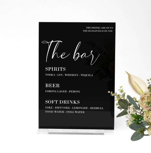 Luxury Handcrafted Wedding Signage by Laser Made Weddings