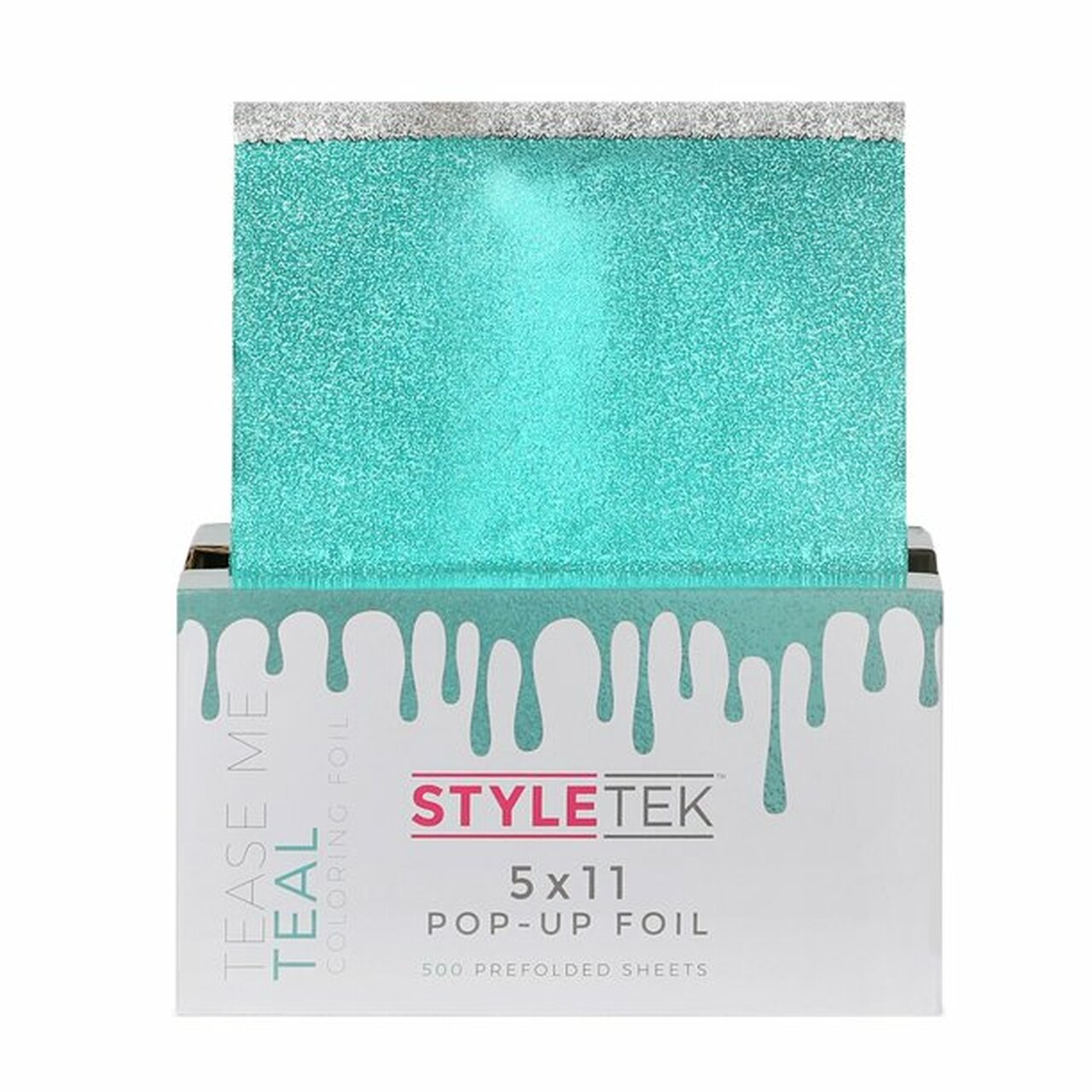 STYLETEK FOIL 5 X 11 TEAL 500 SHEETS (TEASE ME)