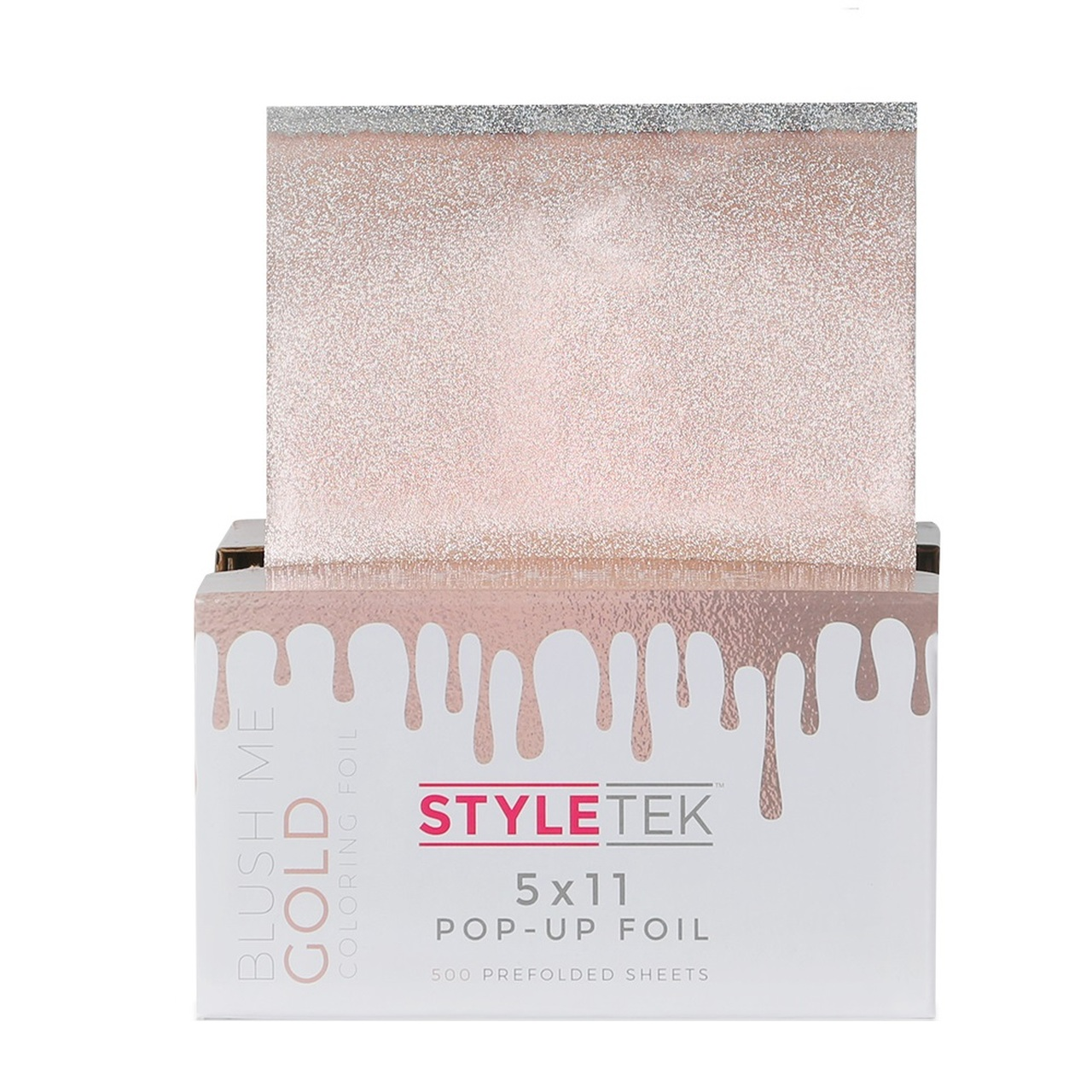 STYLETEK FOIL 5X11 GOLD 500 SHEETS (BLUSH ME)
