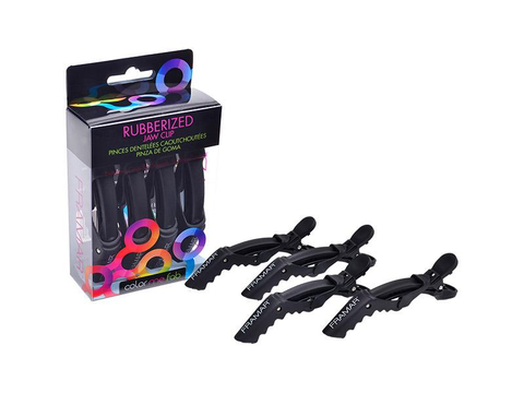 Framar Black Gator Grip Clips - Set of 4 - WINDSOR BEAUTY