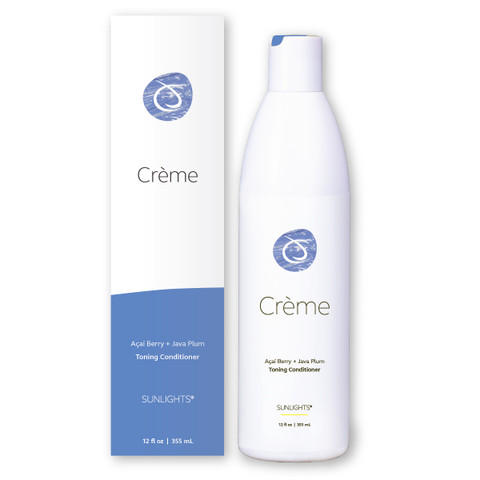 Sunlights Creme 12oz Acai Berry + Jamun Plum Toning Conditioner (blue)