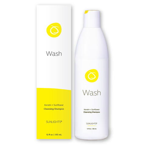 Sunlights 12oz WASH Keratin + Sunflower Shampoo