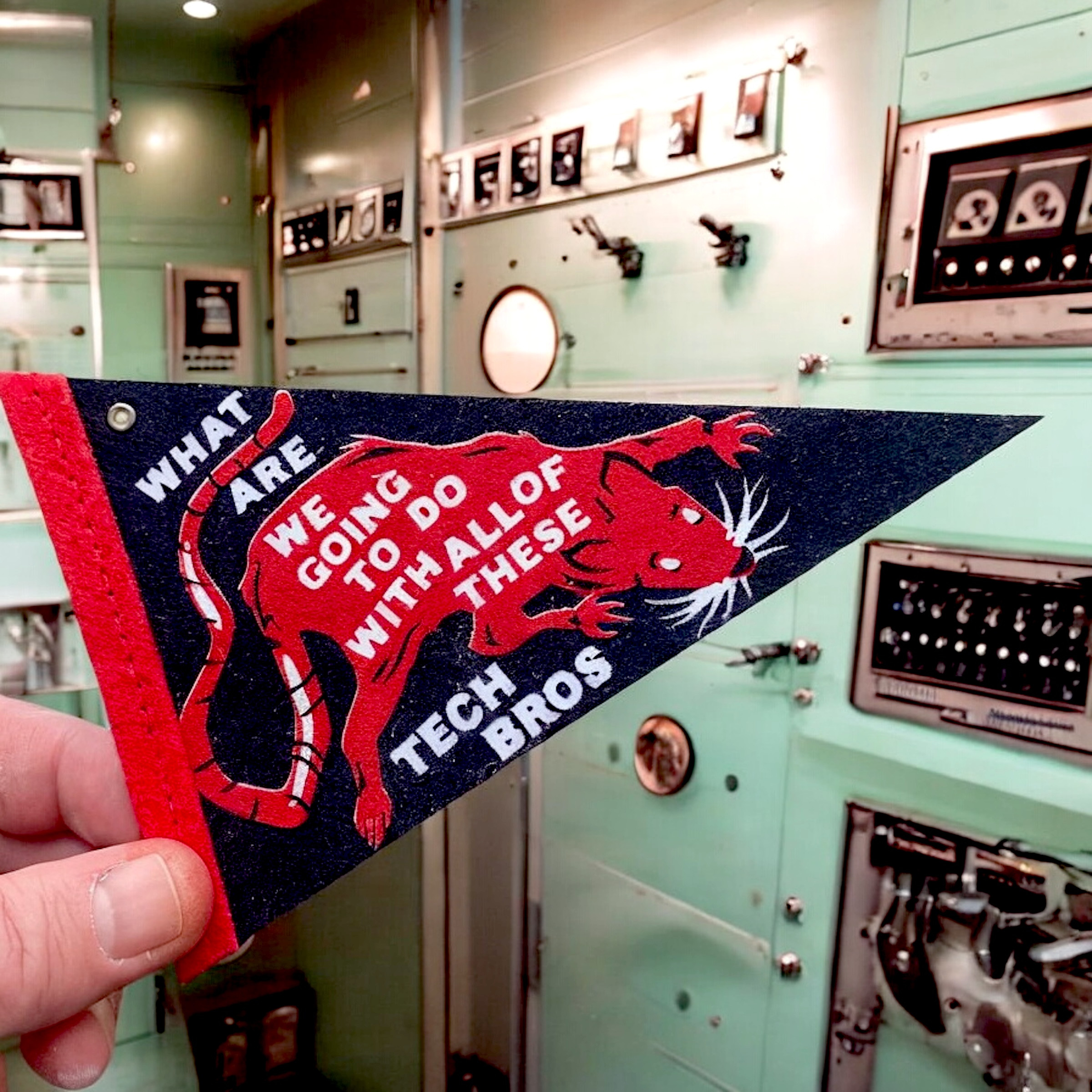 tech bro pennant