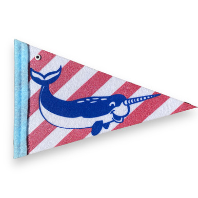 Narwhal pint-sized pennant