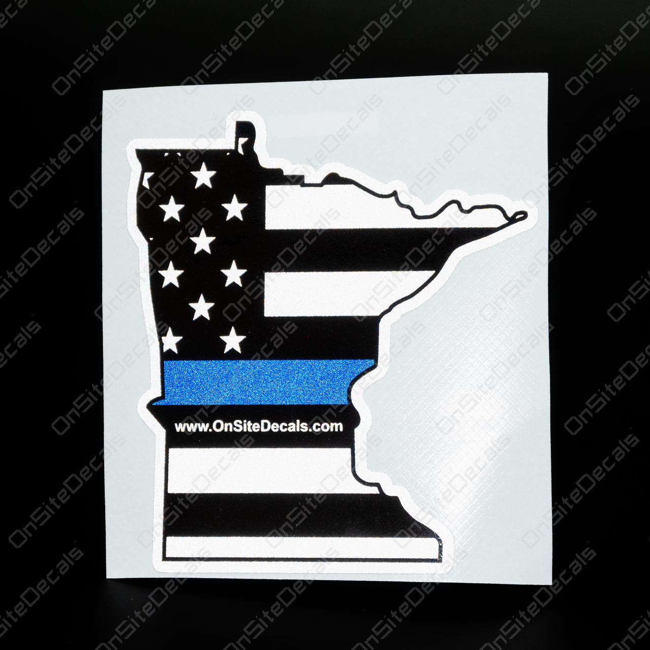 Thin Blue Line Minnesota Decal
