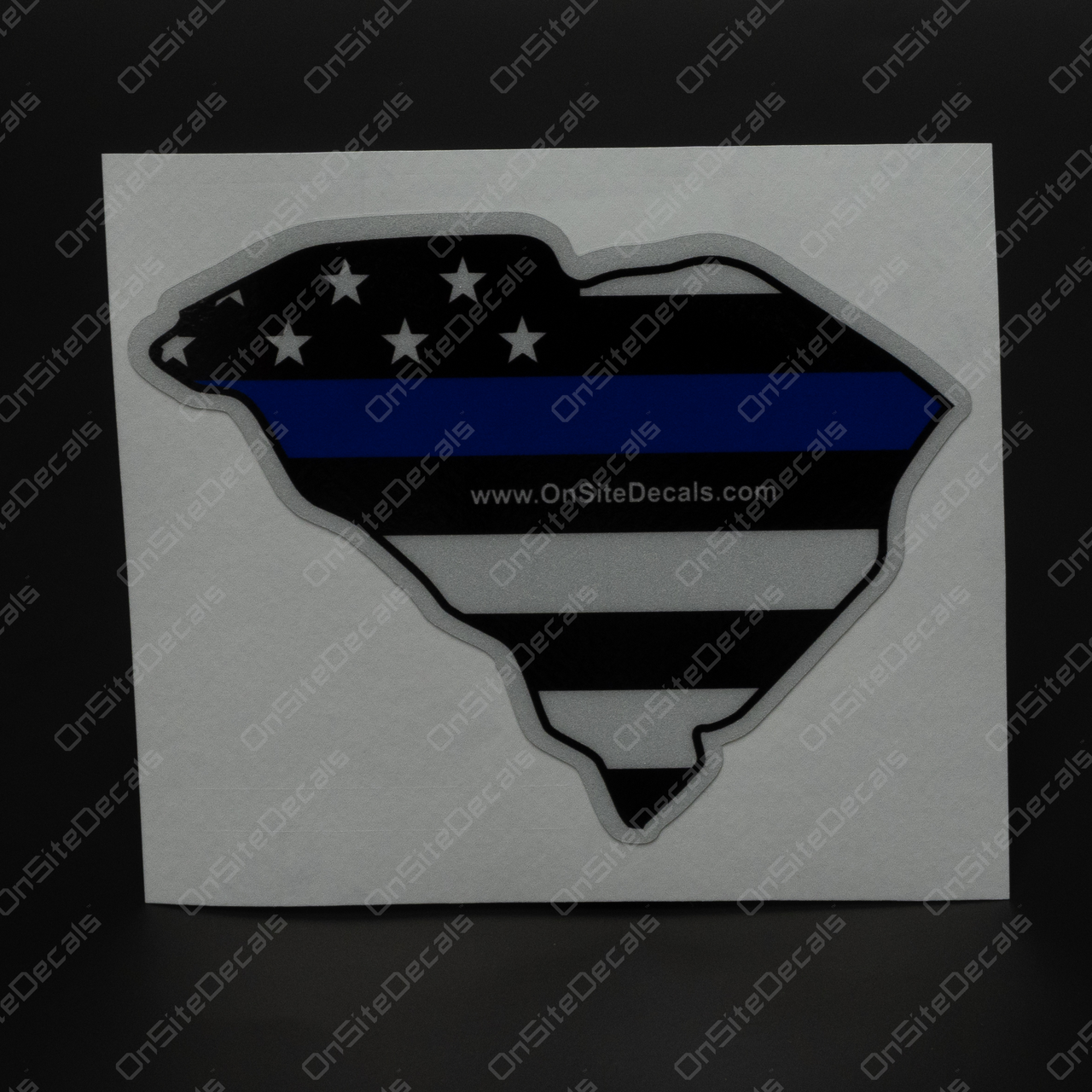 Thin Blue Line South Carolina Decal
