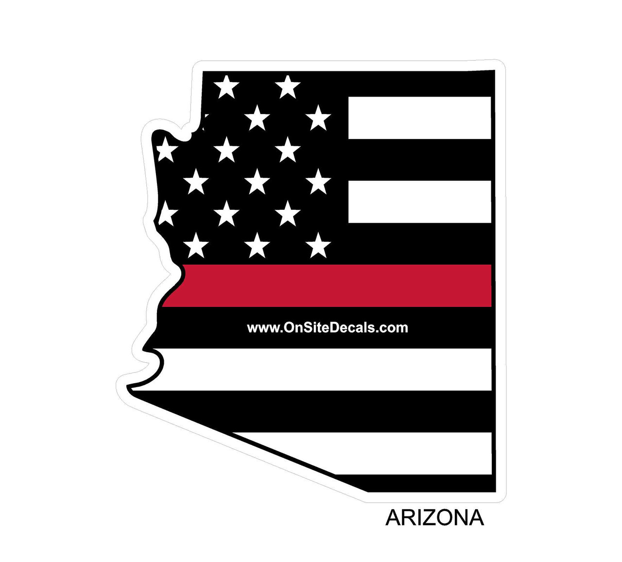Red Line Arizona Decal
