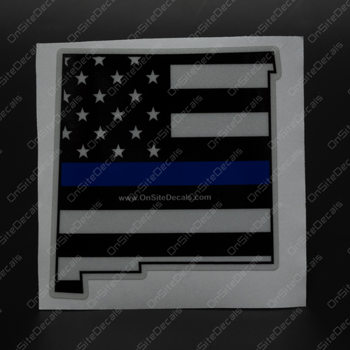 Thin Blue Line New Mexico Decal