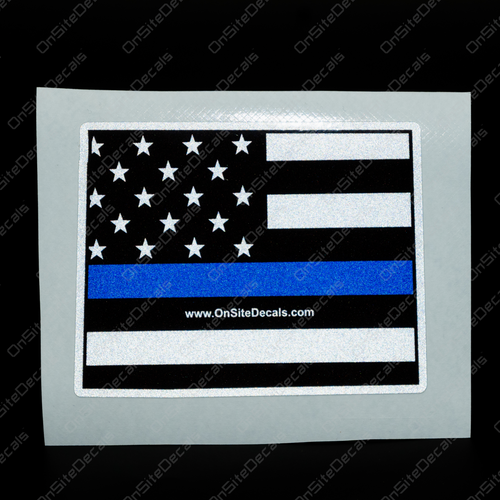 Thin Blue Line Wyoming Decal