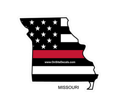 Red Line Missouri Decal