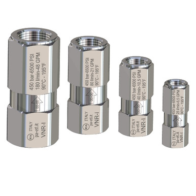3/8" VNR - I Stainless steel check valve 450BAR - BLAX Water Blasters