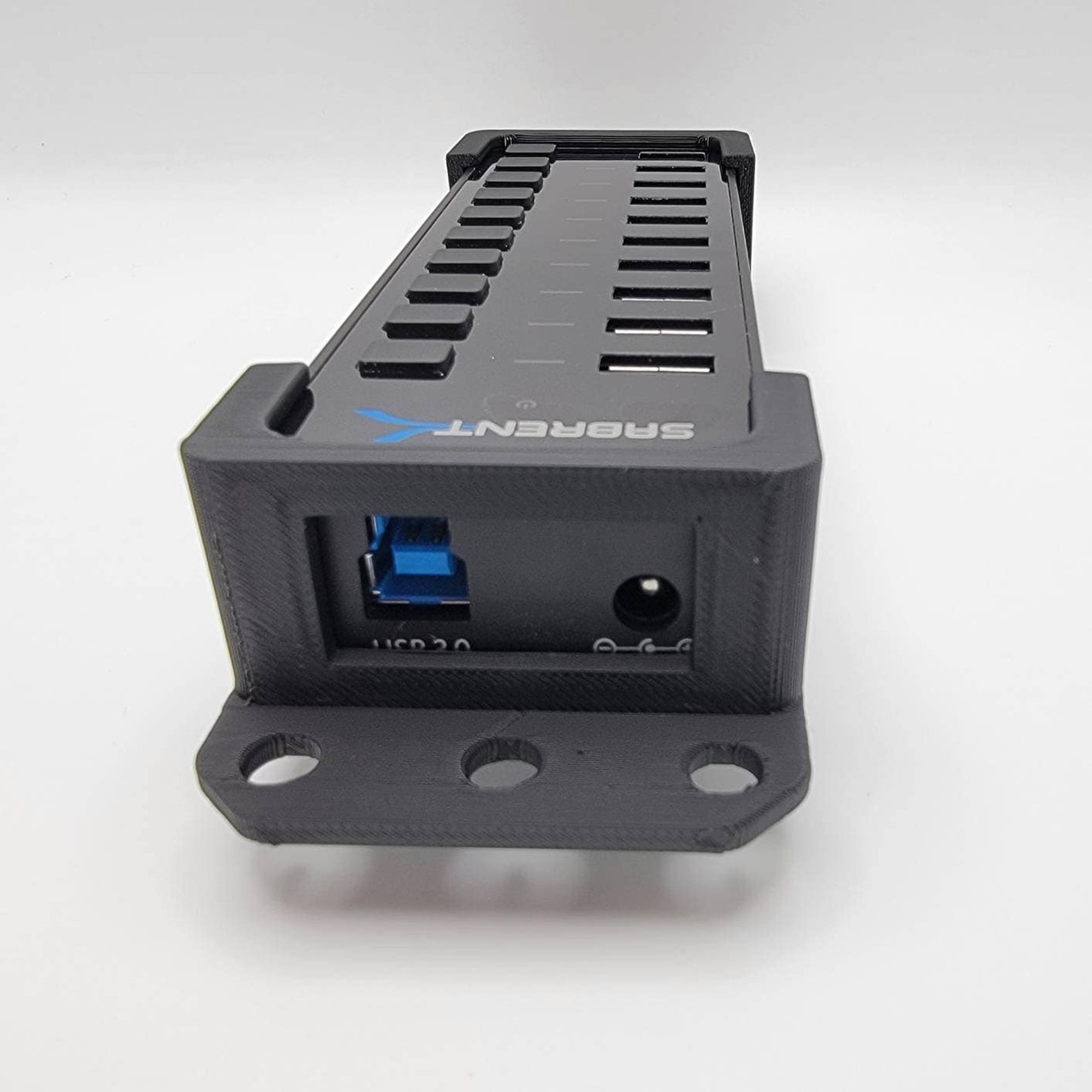 Sabrent 10 Port, 7 port or 7+3 port USB Hub Mount for 8020 Sim Rig / 40 ...