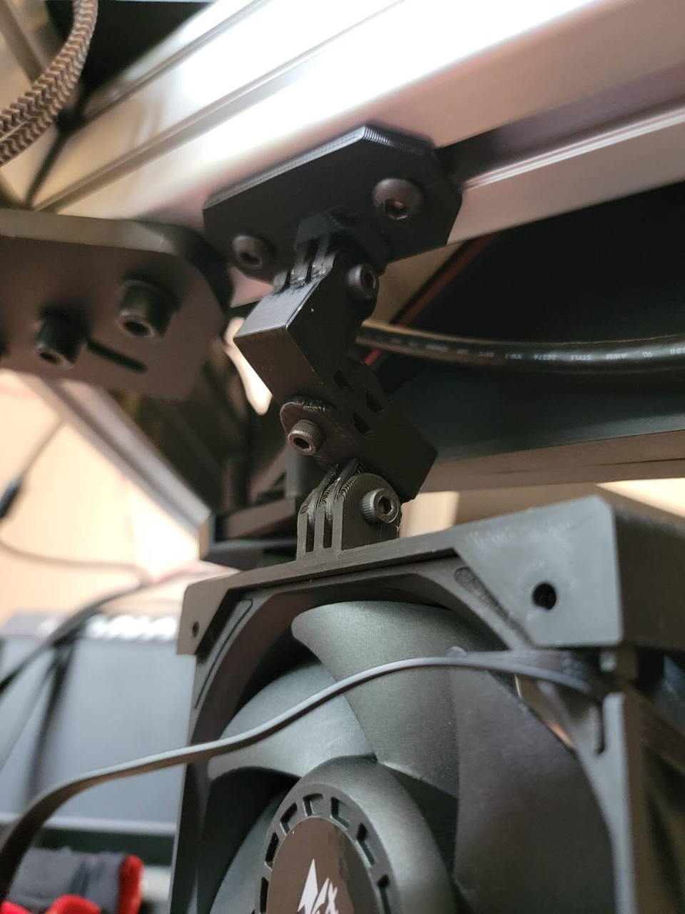 Wind Sim Kit for Sim Racing Rig, Aluminum Extrusion - AT3D