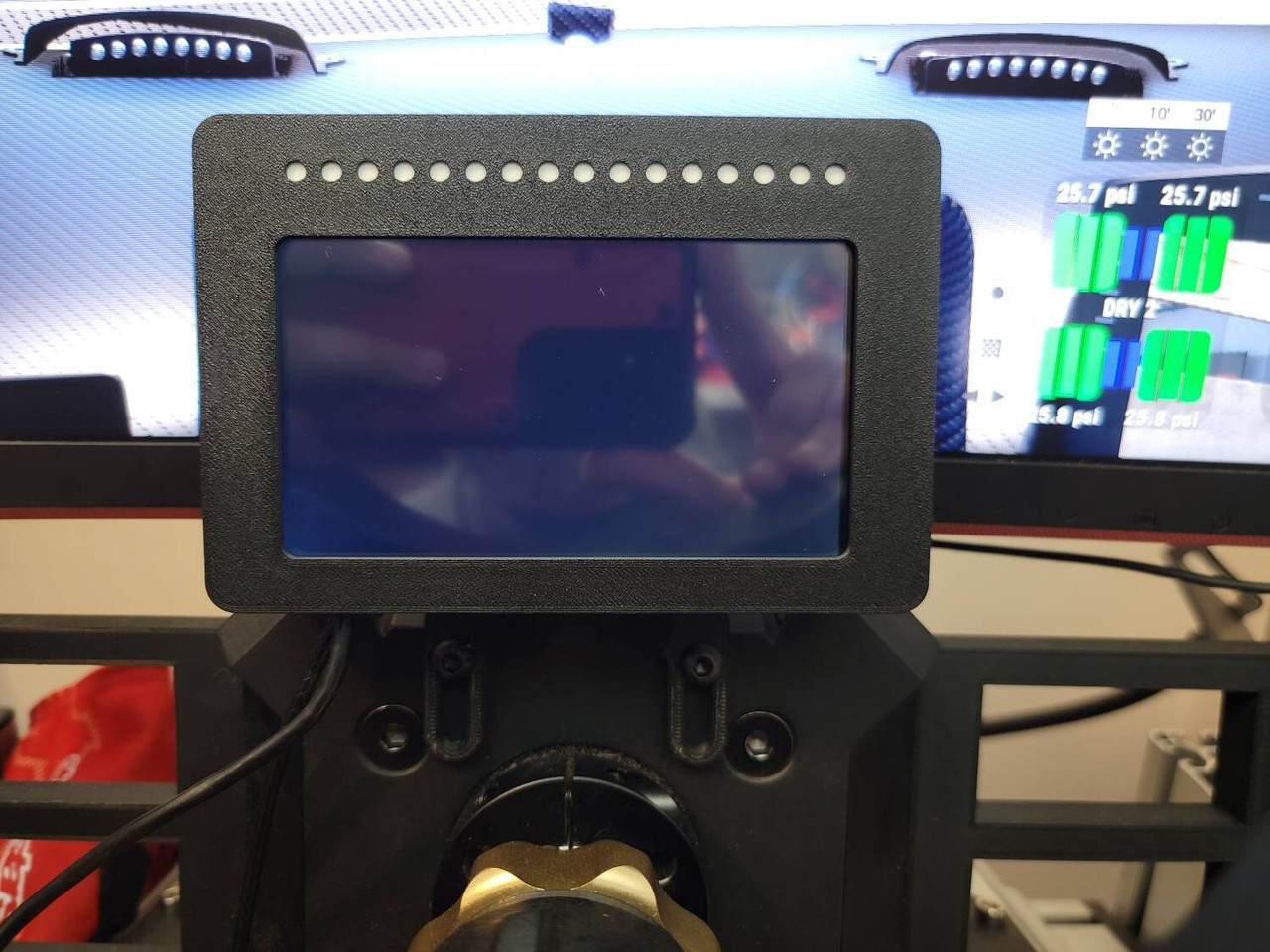 Sim Racing Dashboard with magnetic QR and height adjustment (DDU-5) - 5 ...