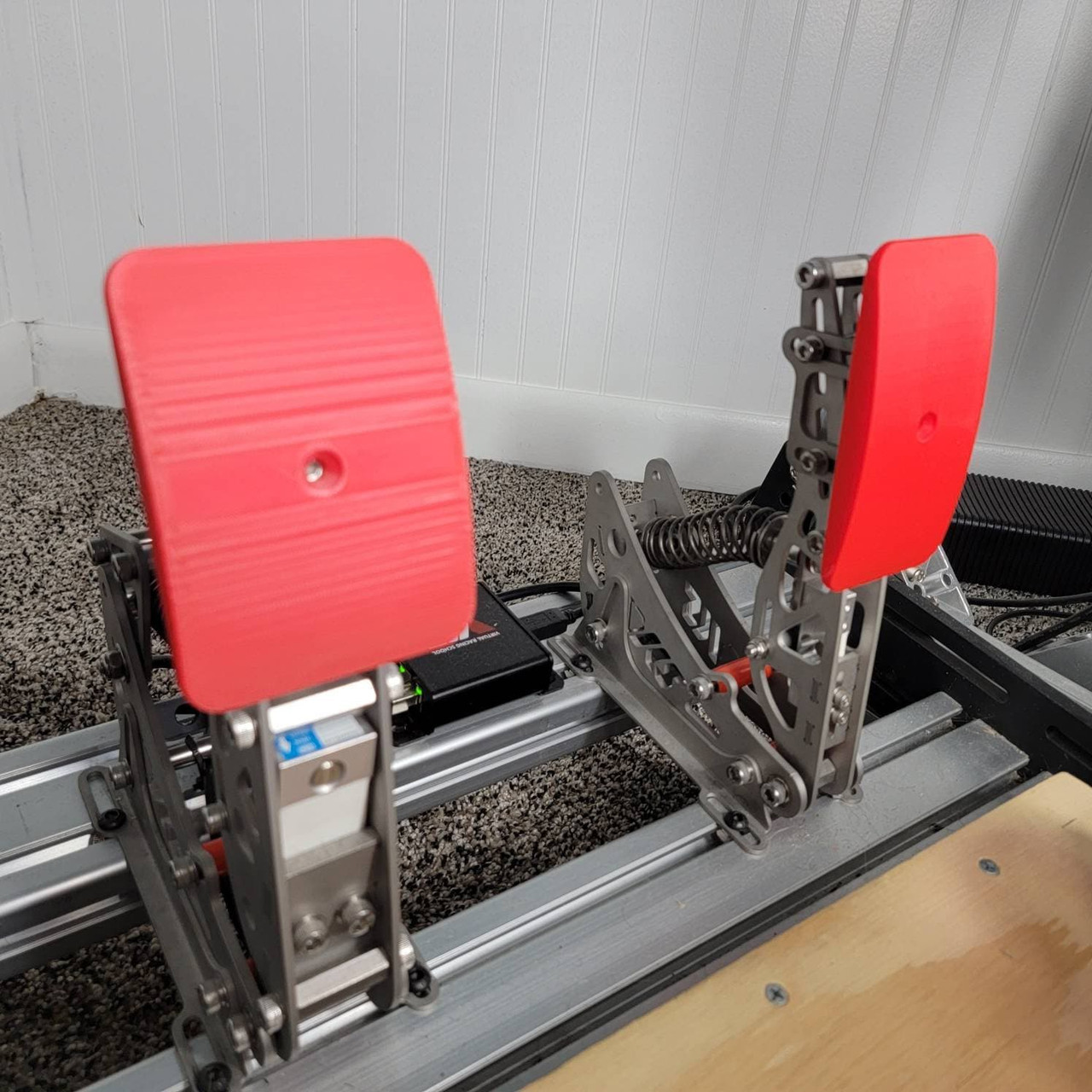 Tilton style BJ Sim Racing Pedal Face Plates - 2 or 3 Pedal sets - AT3D