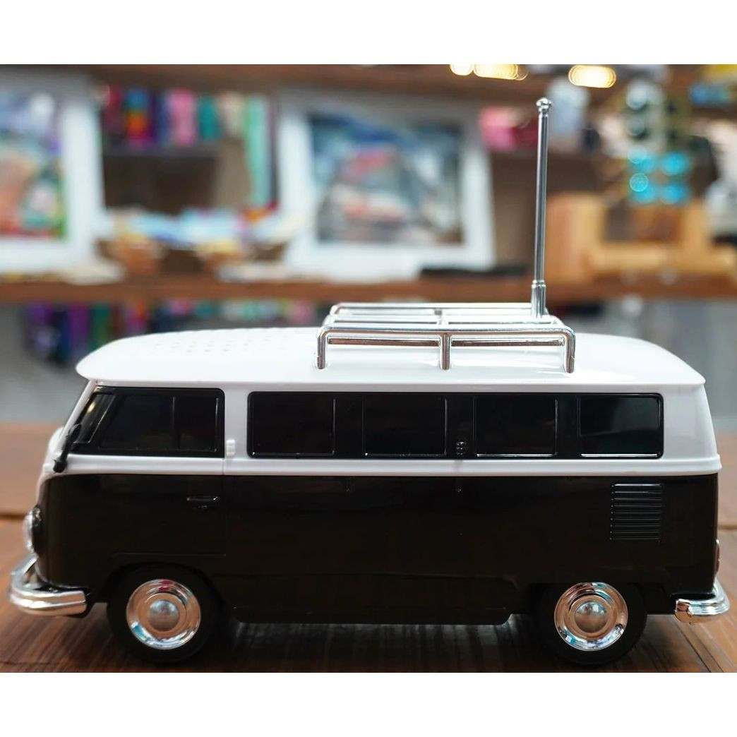 Volkswagen Bus Bluetooth Wireless Speaker with LED Head and Tail Lights ...