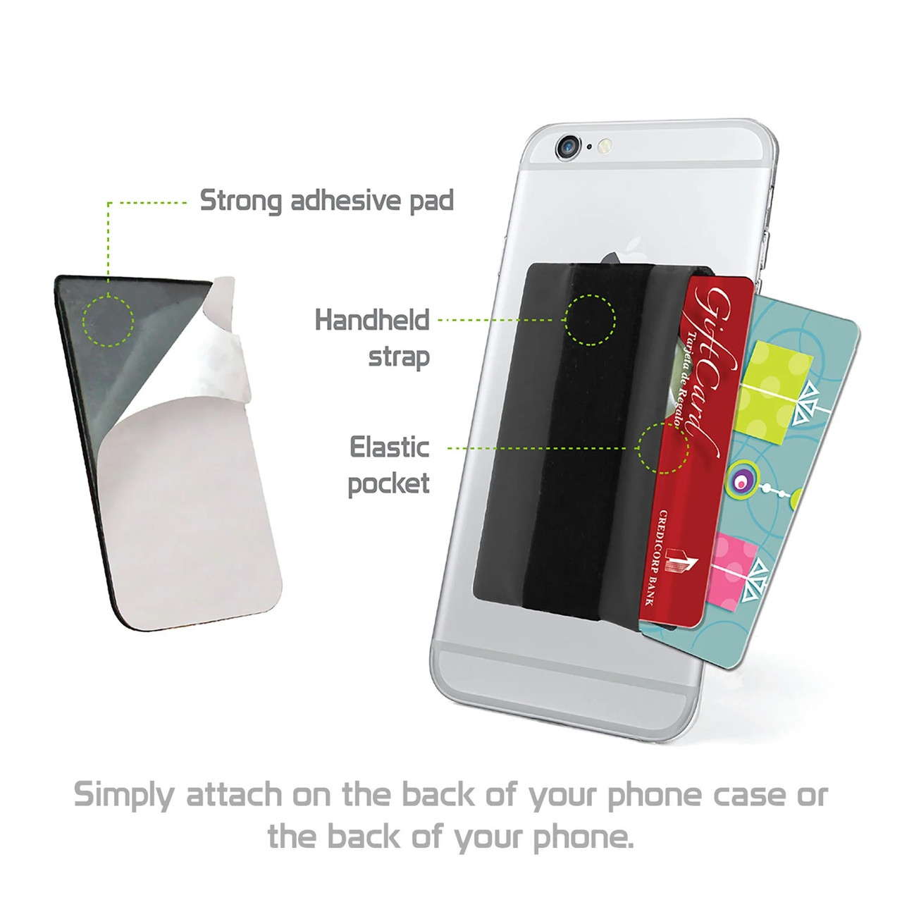 EZStick Hand Strap Wallet - Black - HD Accessory