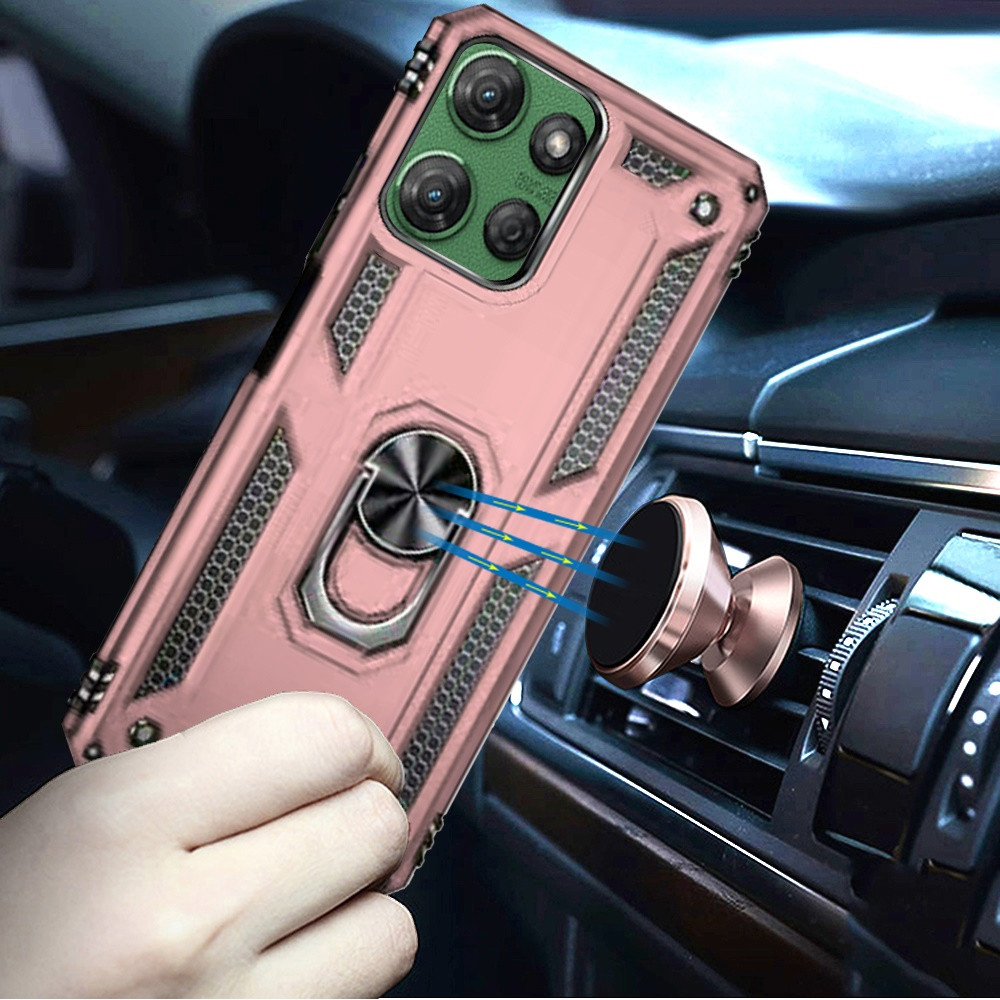 Military Grade Hybrid Case with Ring Grip for Motorola Moto G Power ...