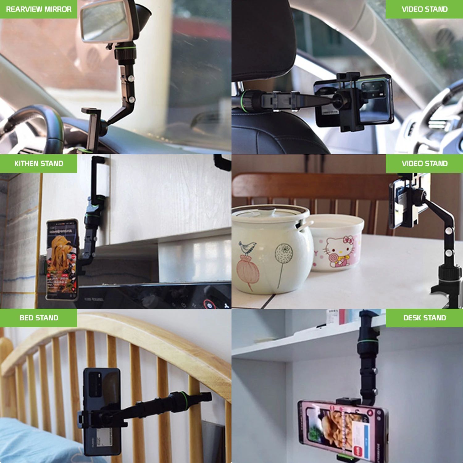 Pole / Post / Stand Holder Mount for Smartphone - HD Accessory