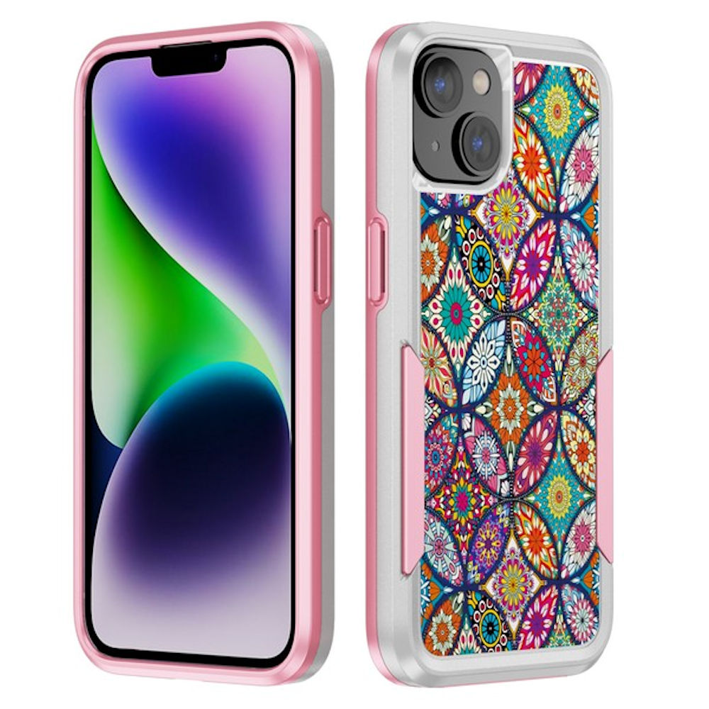 TUFF Hybrid Armor Case for iPhone 14 Plus - Mediterranean Tiles - HD ...