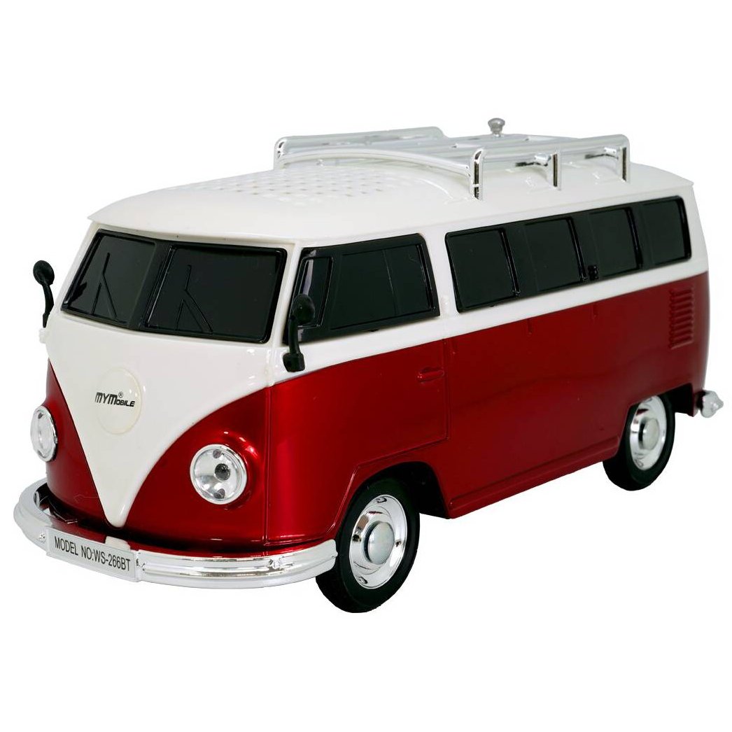 Volkswagen Bus Bluetooth Wireless Speaker with LED Head and Tail Lights ...